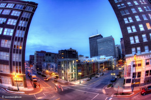 Downtown KC - Library District Fisheyes - Eric Bowers Photoblog