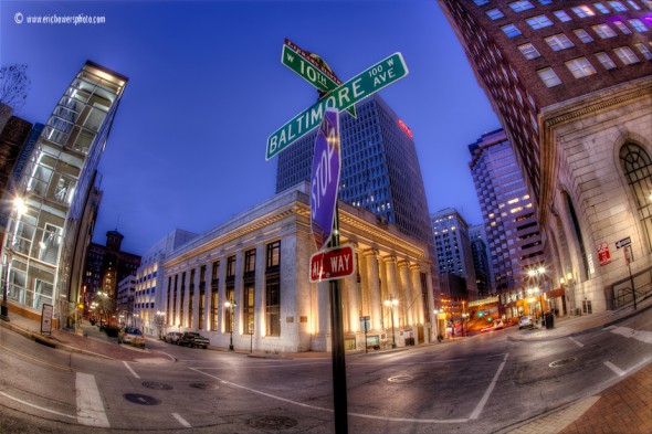 Downtown KC - Library District Fisheyes - Eric Bowers Photoblog