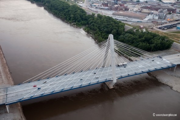 Kit Bond Bridge Aerial Photos Over The Missouri River - Eric Bowers ...