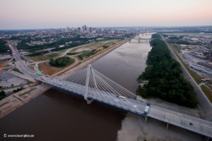 Kit Bond Bridge Aerial Photos Over The Missouri River - Eric Bowers ...